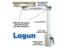 Lagun Table Mount Plate - Adjustable & Durable